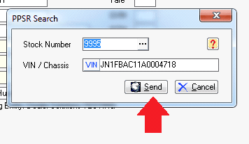 PPSR Search - with stock card